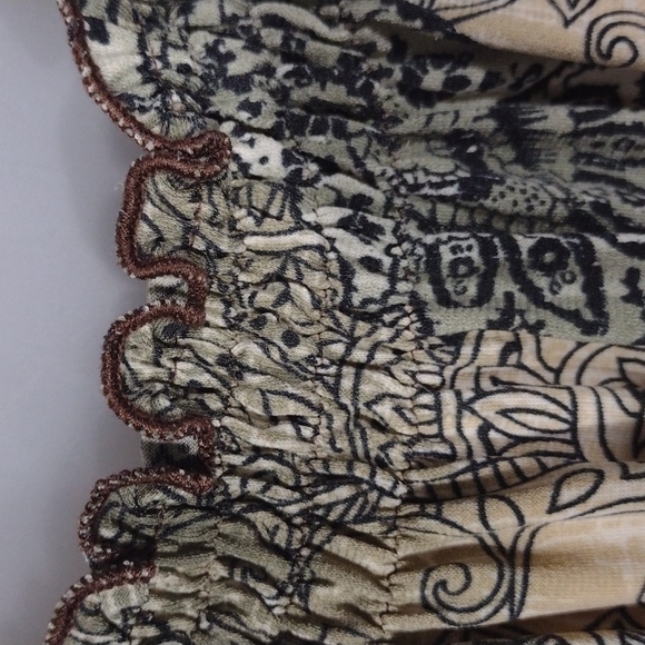 Claudia Richard | Tops | Claudia Richard Stretch Poly Peasant Blouse X ...